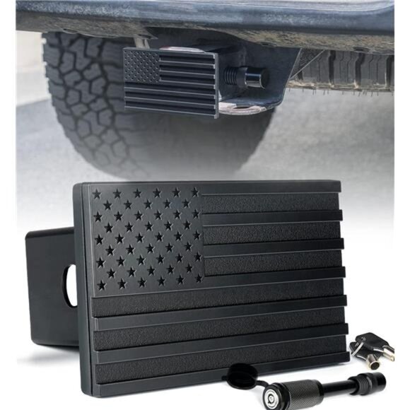Other | Aluminum Trailer Hitch Cover Heavy Duty 2 Inch Hitch Receivers ...